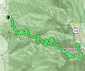 Sandia Crest via La Luz #137 and Crest House Spur Trail #8A: 736 ...