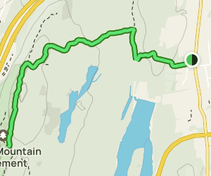 Mount Higby via Tynan Park Connector and Mattabesett Blue Trail, 781 ...
