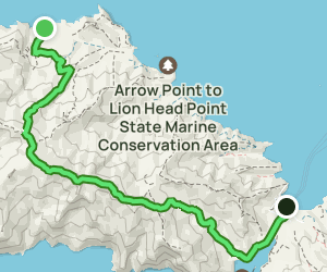 Parsons Beach to Two Harbors | Map, Guide - California | AllTrails
