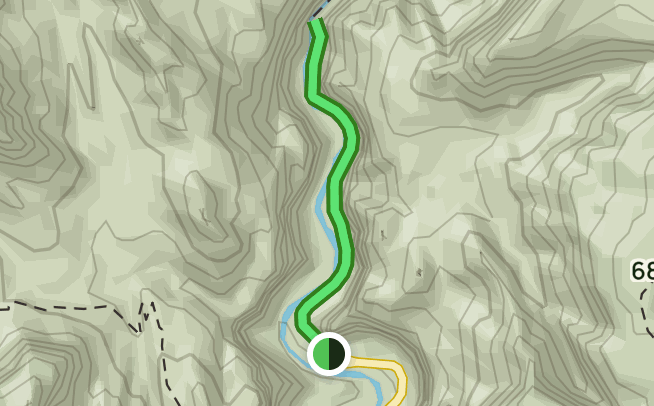 The Narrows Zion Map
