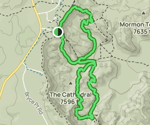 Wall Street and Queens Garden Loop to Peekaboo Loop (Figure Eight Trail ...