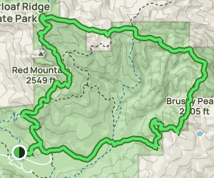 Bald Mountain and Brushy Peaks Loop | Map, Guide - California | AllTrails