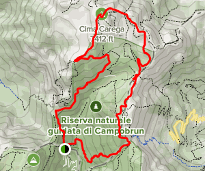 Rifugio Revolto - Cima Tibet - Cima Carega | Map, Guide - Veneto, Italy ...