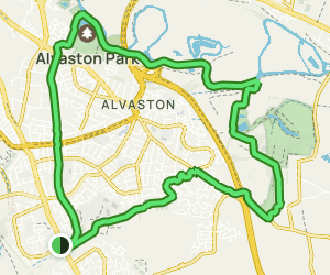 Derby Canal, Alvaston, River Derwent and Elvaston Castle - Derbyshire ...