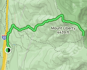 Mt. Liberty and Mt. Flume via Liberty Springs, and Franconia Ridge ...