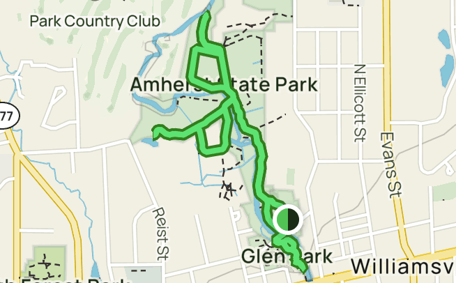 Glen Falls Williamsville Ny Map