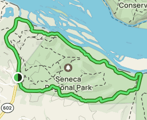 Seneca Bridle Trail to Potomac Heritage Trail Loop, Virginia - 1,413 ...