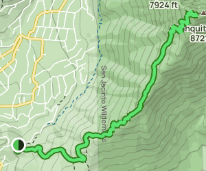 South Ridge Trail to Tahquitz Peak: 779 Reviews, Map - California ...