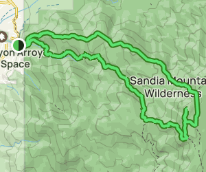 South Sandia Peak via Oso Ridge, South Crest #301 and Embudito #192 ...