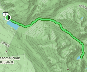 Mirror Lake and Crater Lake via Cascade Creek Trail: 2005 Reviews, Map ...