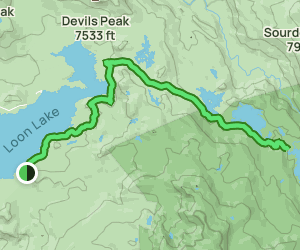 Rockbound Lake and Rubicon Reservoir via Rubicon #16E30.2 Trail: 148 ...