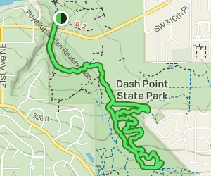 Dash Point State Park Loop via Beach Trail: 676 Reviews, Map ...