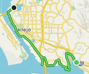 Bay Trail: Benicia State Recreation Area to White Slough Path | Map ...
