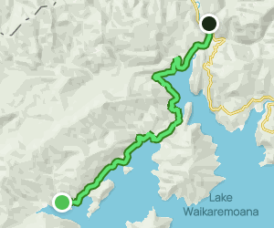 Lake Waikaremoana: Marauiti Hut to Hopuruahine Landing | Map, Guide ...