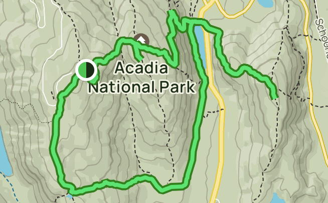 Cadillac Mountain Trail Acadia Hiking Trails
