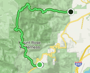 Rim to Reno Trail to Upper Thomas Creek Trail: 32 Reviews, Map - Nevada ...