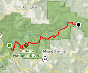 Buffalo River Trail: Steel Creek Campground to Erbie Campground ...
