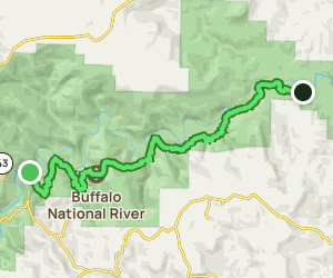 Buffalo River Trail: Steel Creek Campground to Erbie Campground: 31 ...