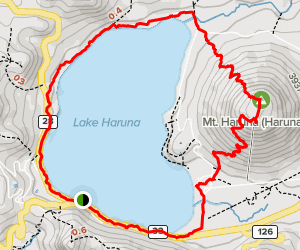 Mount Haruna Fuji - Lake Haruna Loop | Map, Guide - Gunma, Japan ...
