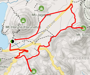 Mount Mitsumine - Mount Soma - Prefectural Haruna Park Loop | Map ...