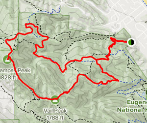 Ringtail Cat, Madrone, Las Trampas Ridge and Corduroy Hills Loop | Map ...
