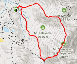 Mount Tateyama - Raichozawa Campsite Loop | Map, Guide - Toyama, Japan ...