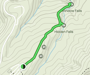 Hidden and Window Falls via Indian Creek Trail: 1 368 foton – North ...