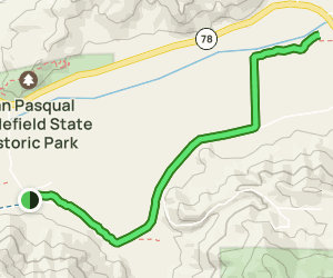 Ysabel Creek Road to San Pasqual Valley Staging Area - California ...