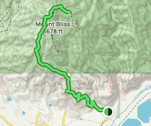 Mt. Bliss: Van Tassel Trail | Map, Guide - California | AllTrails
