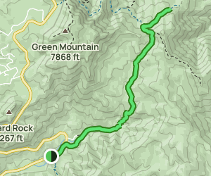 Maverick Springs via Green Mountain Trail | Map, Guide - Arizona ...