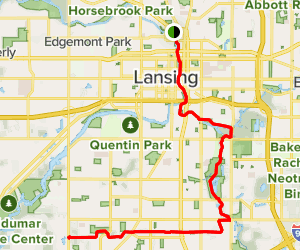 Lansing River Trail to South Lansing Pathway | Map, Guide - Michigan ...