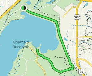 Chatfield Overlook to South Boat Marina via Chatfield Dam Trail: 594 ...
