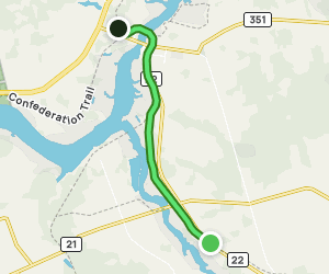 Confederation Trail: Mt Stewart Road to Mount Stewart: 2 Reviews, Map ...