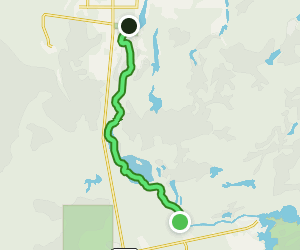Pinawa Channel Paddle Route: Suspension Bridge to Old Pinawa Dam, 185 ...