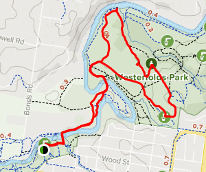 Main Yarra Trail and Westerfolds Park Circuit | Mapa, Guía - Victoria ...
