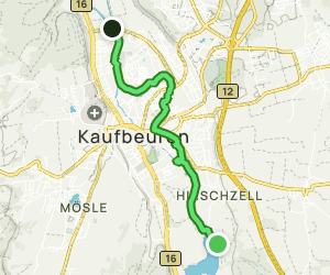 Wertach hiking trail through Kaufbeuren | Map, Guide - Bayern, Germany ...