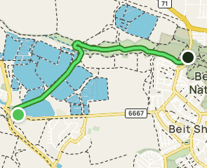 Mesilot Junction to Beit Shean Forest via Harod Stream: 1 Reviews, Map ...