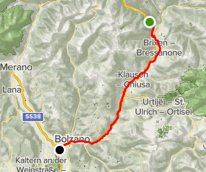 Pista Ciclabile della Valle Isarco: Fortezza - Bolzano | Map, Guide ...