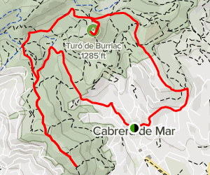 SL-C 115 Cabrera de Mar - Castell de Burriac | Map, Guide - Barcelona ...