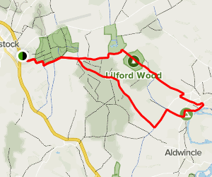 Lyveden Way: Fermyn Woods and Wadenhoe Circular | Mapa, Roteiro ...