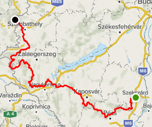 Rockenbauer Pál South Transdanubia Blue Trail | Map, Guide - Tolna ...