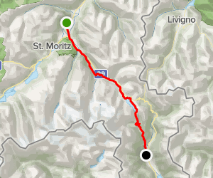 Samedan - Poschiavo via the Bernina Express route | Map, Guide ...