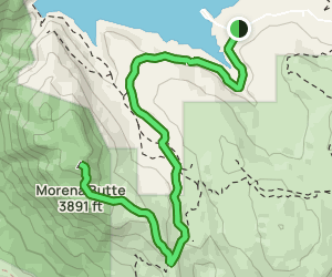Morena Butte via Dam Reservoir Trail: 54 Reviews, Map - California ...
