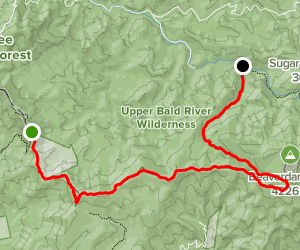 Benton Mackaye Trail: Sandy Gap to Bald River Waterfall - North ...
