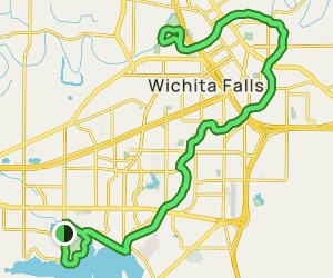 Lake Wichita Trail, Holliday Creek Weeks Trail, and Wichita River Trail ...