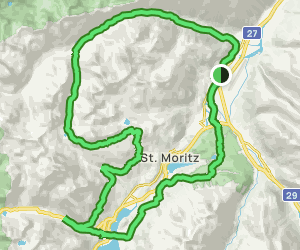 Samedan - Lake Silvaplana - Piz Nair: 1 Reviews, Map - Graubünden ...