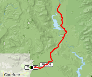 Sheep Bridge Hot Spring from FR205 | Mappa, Guida - Arizona | AllTrails