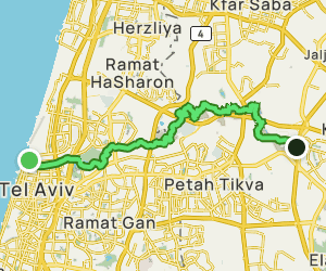 Tel Aviv Beach to Afek Park via Yarkon River: 14 Reviews, Map - Tel ...