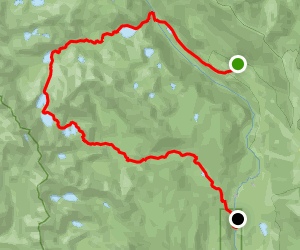 Ediza Lake, Minaret Lake and Devils Postpile from Agnew Meadows | Map ...