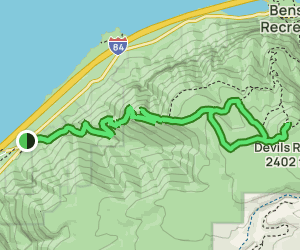 Devils Rest and Foxglove Way East Loop via Angels Rest Trail: 462 ...